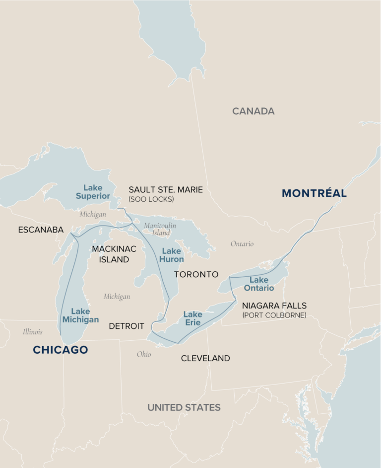 Chicago to Montréal | Victory Cruise Lines