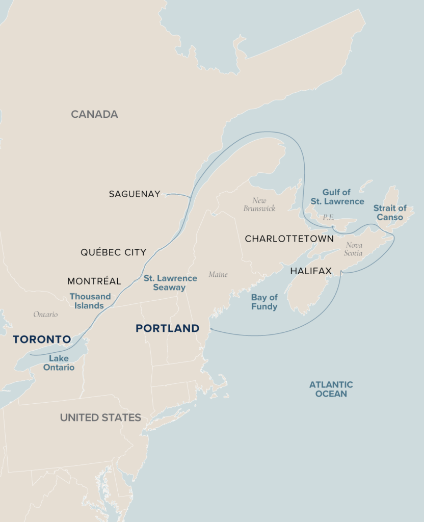 2026 Portland to Toronto | Victory Cruise Lines